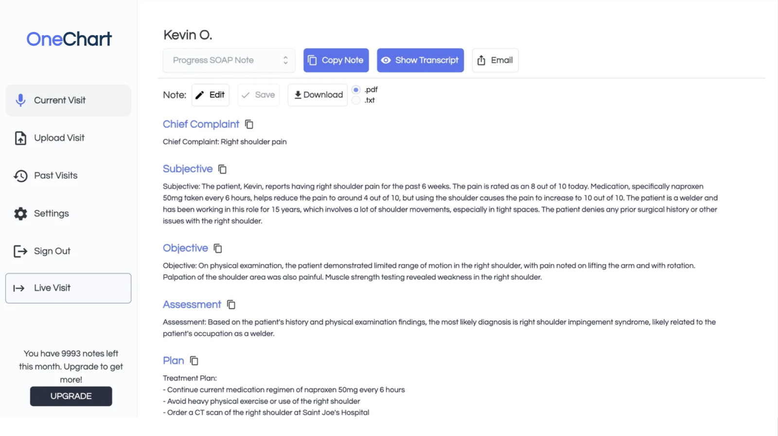 Home - Onechart.ai | The AI suite for simplifying Care Delivery