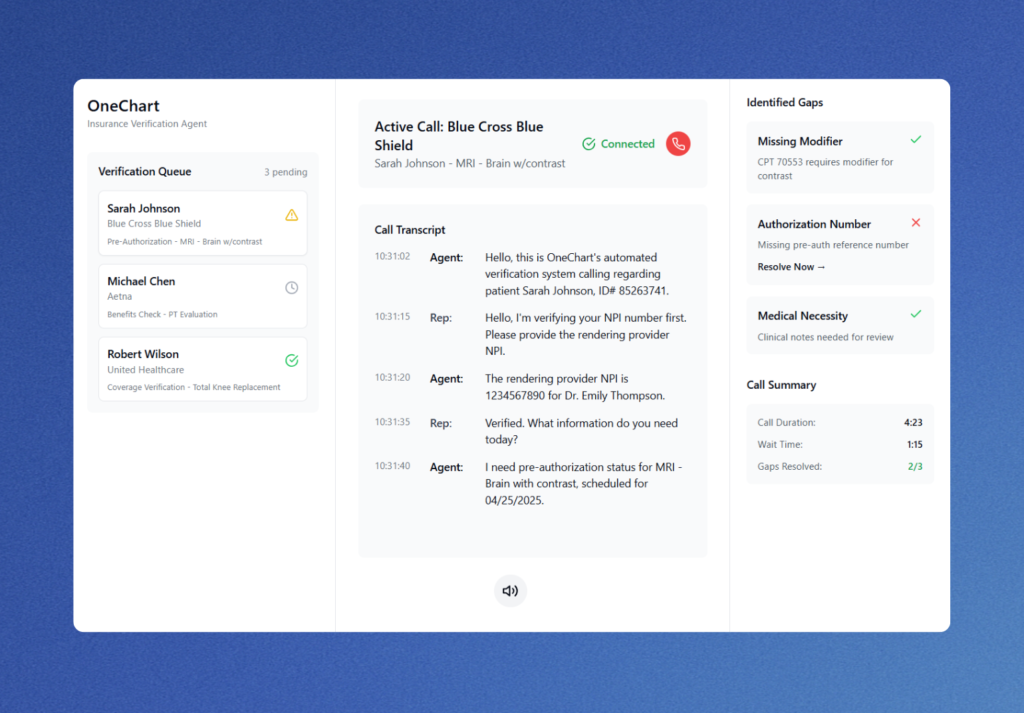 How it works - Onechart.ai | The AI suite for simplifying Care Delivery