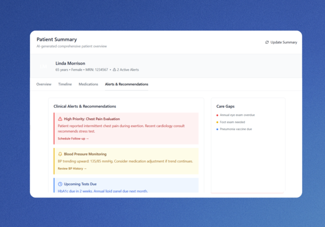 How it works - Onechart.ai | The AI suite for simplifying Care Delivery